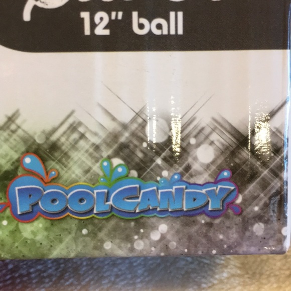 pool candy | Games | Pool Candy Silver Glitter Beach Ball 2 Nwt | Poshmark